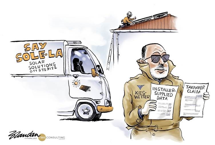 SARS Considers Ordaining Solar Installers as Spies - Media Xpose